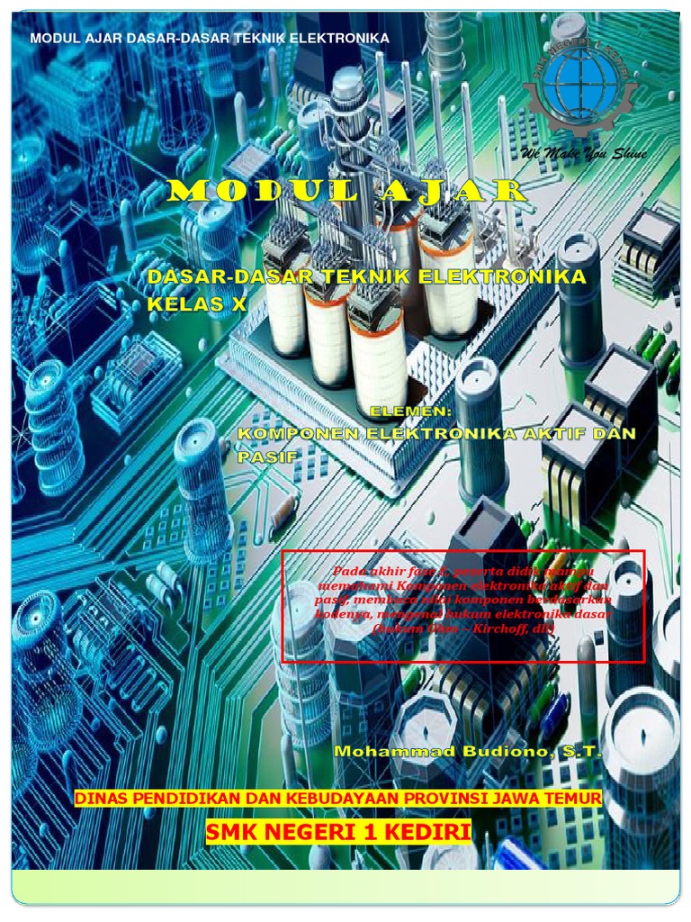Modul Ajar DDTE - Komponen Aktif-Pasif | PDF