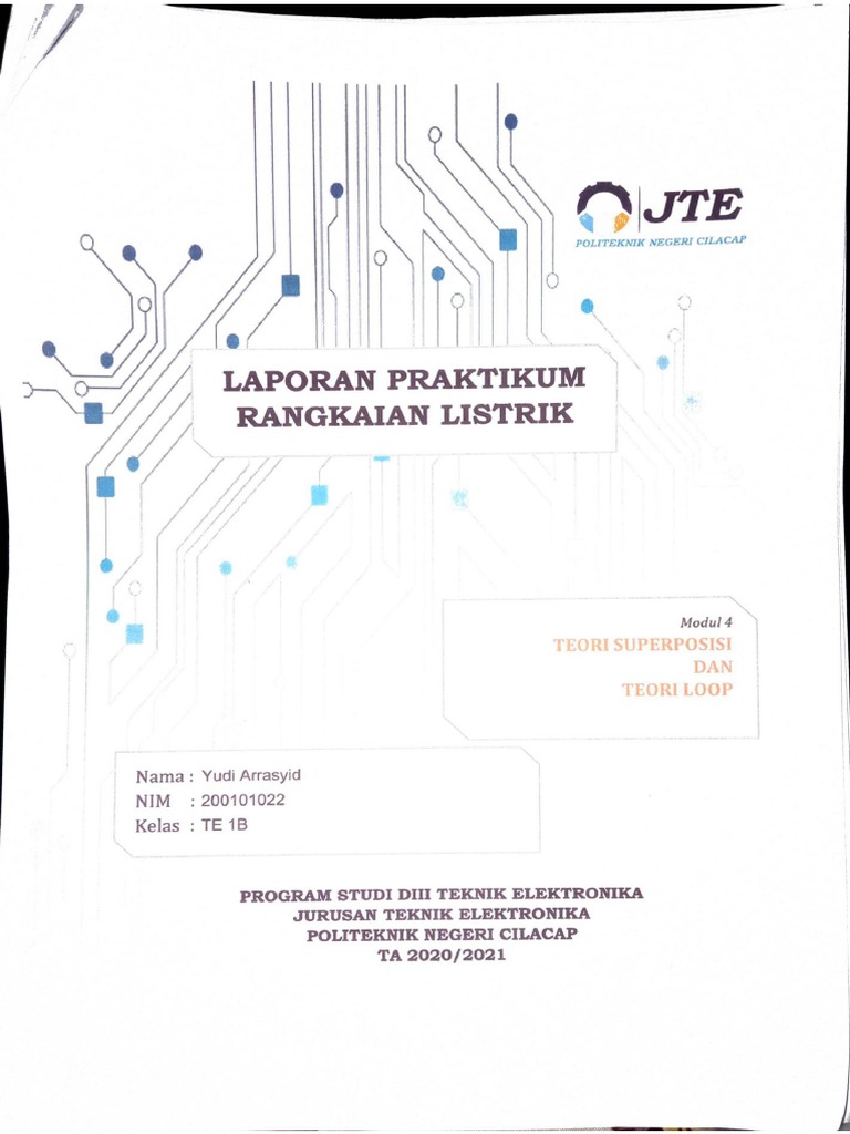Yudi Arrasyid - Modul 4 - Teori Superposisi Dan Loop | PDF