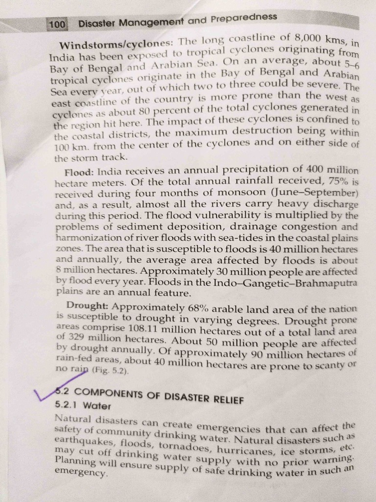 Components of Disaster Relief | PDF