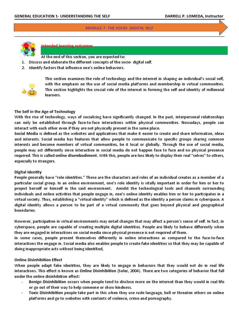 Uts Module 7 | PDF | Social Media | Popular Culture & Media Studies