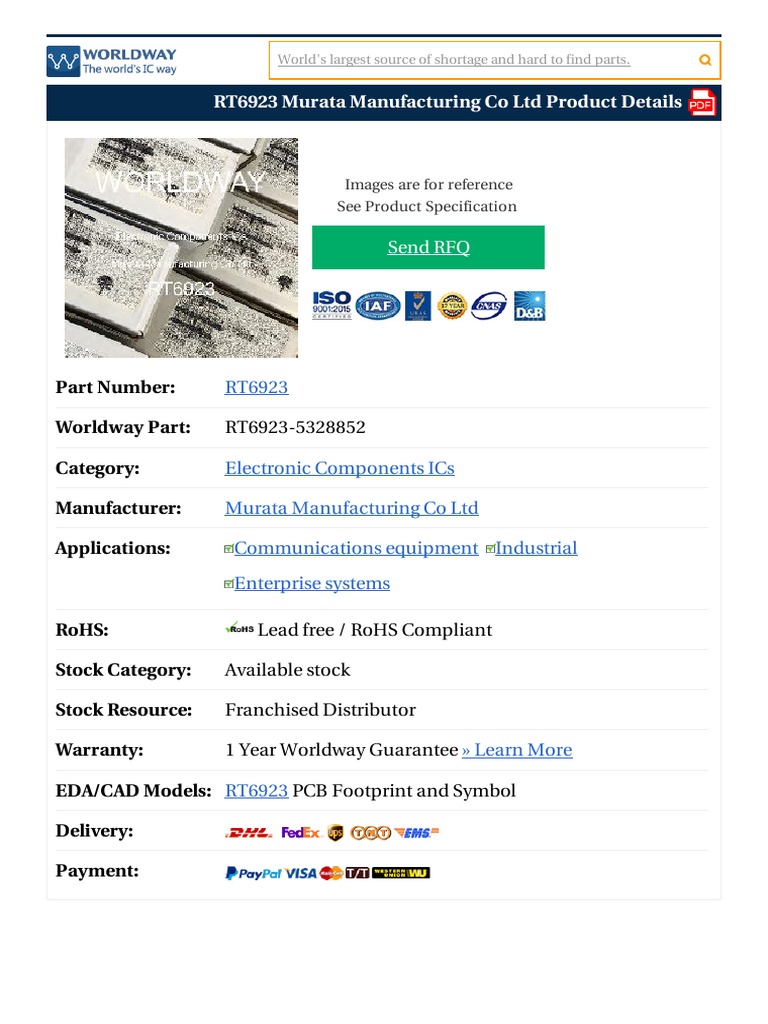 RT 6923 | PDF | Pricing | Business Process