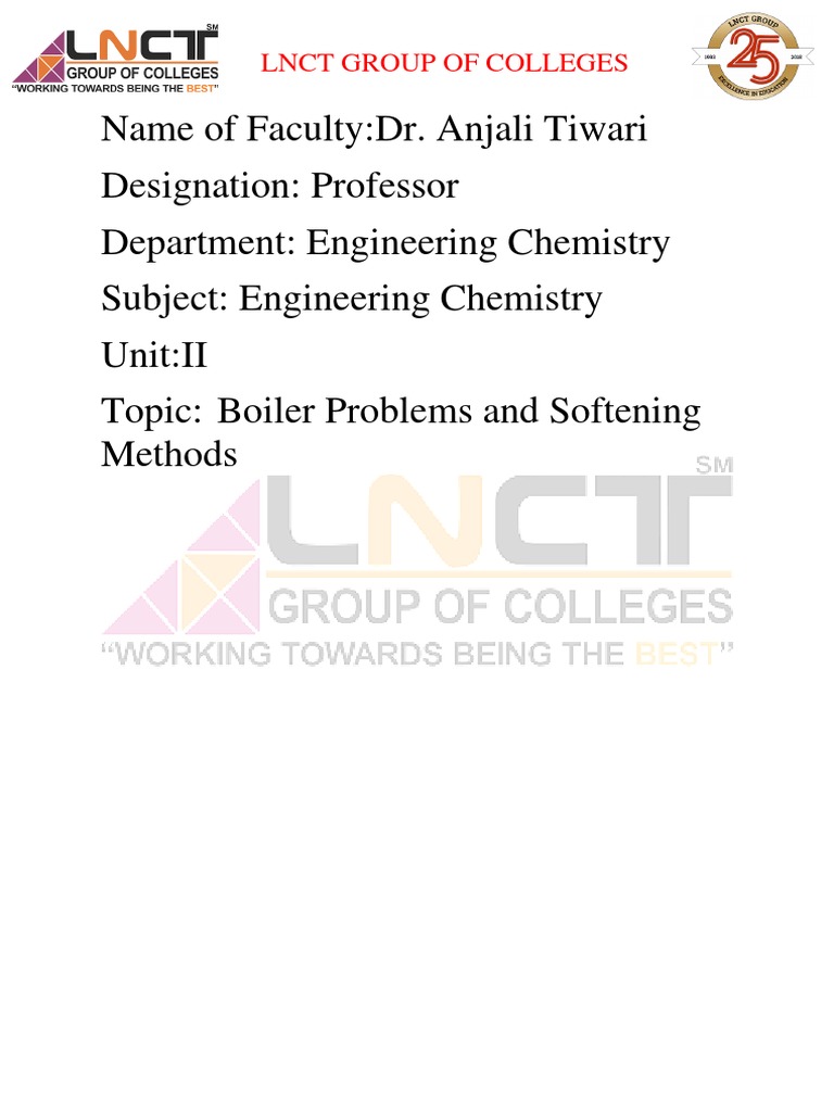 Unit II Boiler Corrosion and Softening Methods | PDF | Ion Exchange ...