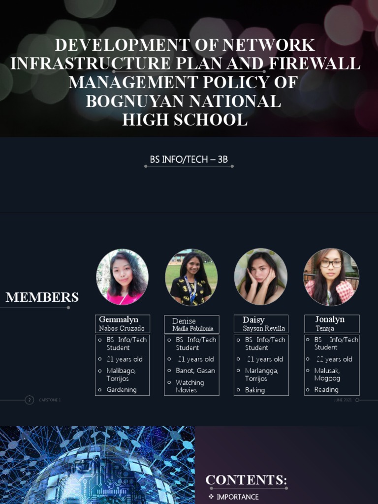 Capstone Presentation Material | PDF | Computer Network | Computer Security