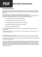 Binge Eating Disorder 7 Screener BED 7 | PDF | Self-Improvement