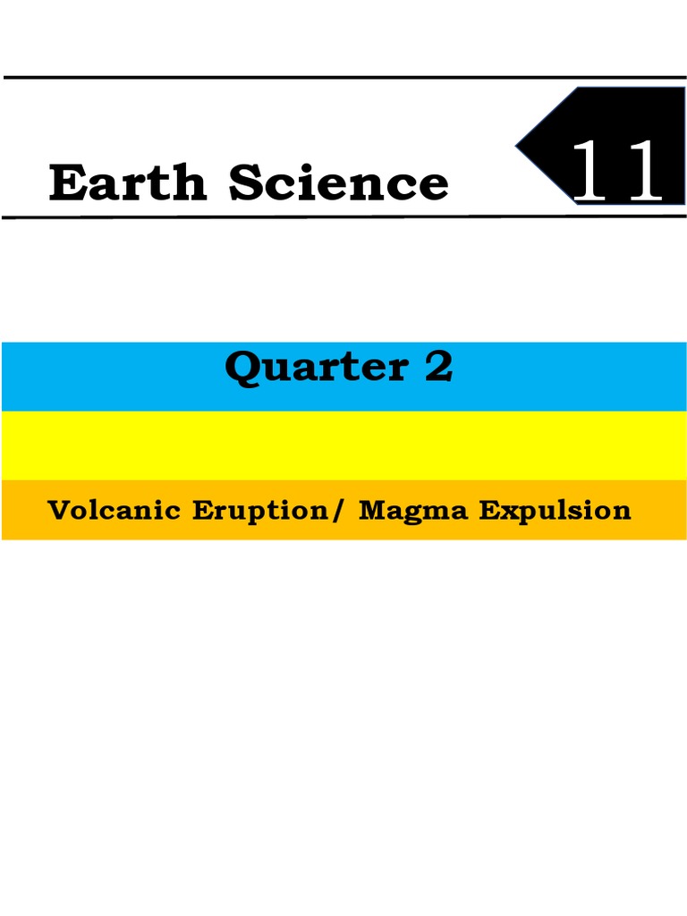 Earth Science 11 Q2 M5 | Download Free PDF | Types Of Volcanic ...