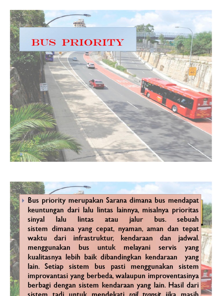 Bus Priority | PDF
