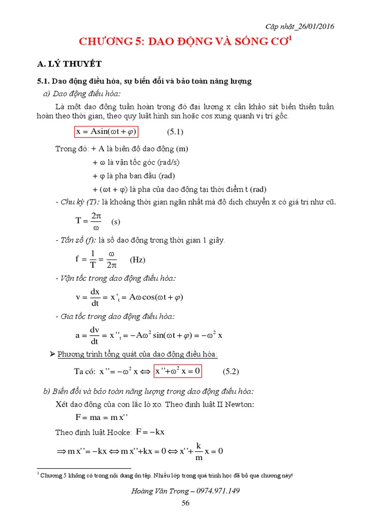 Vat - Li - Dai - Cuong - 1 - Co-Nhiet - Chuong 5 | PDF