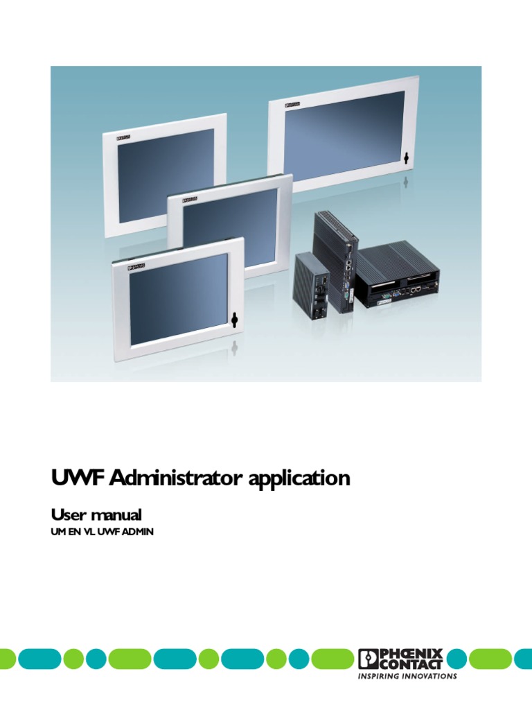 UWF Administrator Application: User Manual | PDF | Windows Registry | Computer File