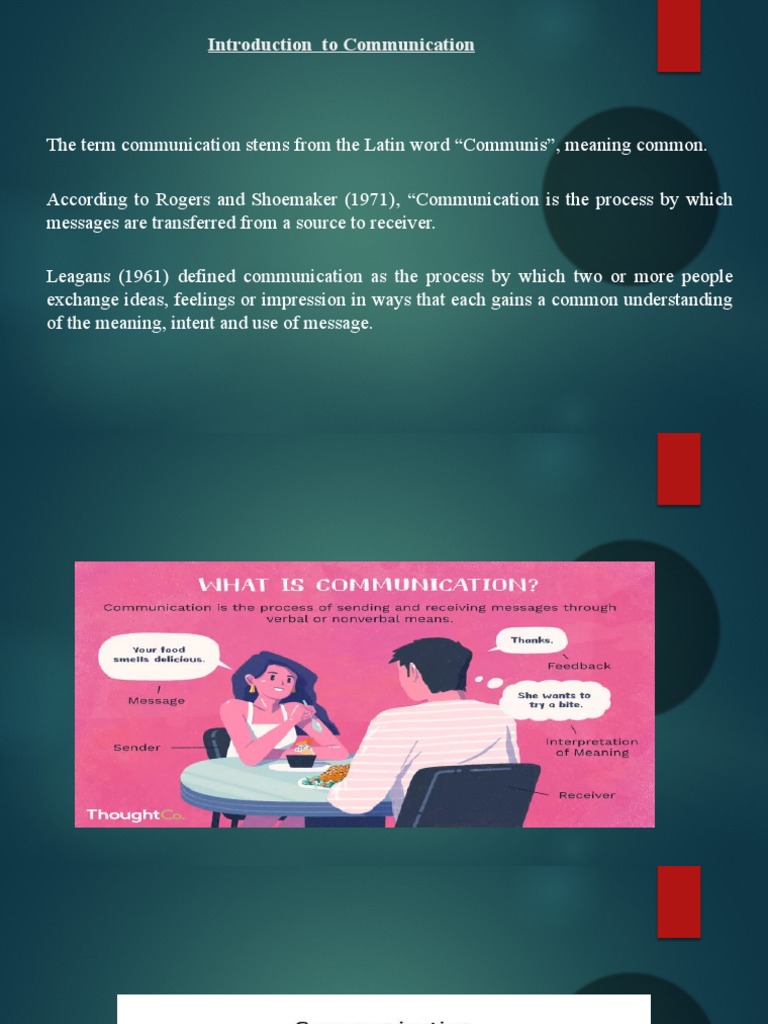 Introduction To Communication | PDF | Career & Growth | Self-Improvement