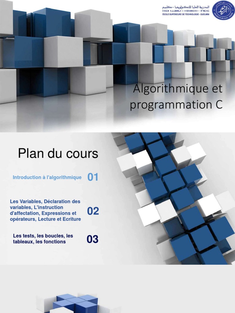 Algo&c | PDF | Variable (informatique) | Tableau (structure de données)