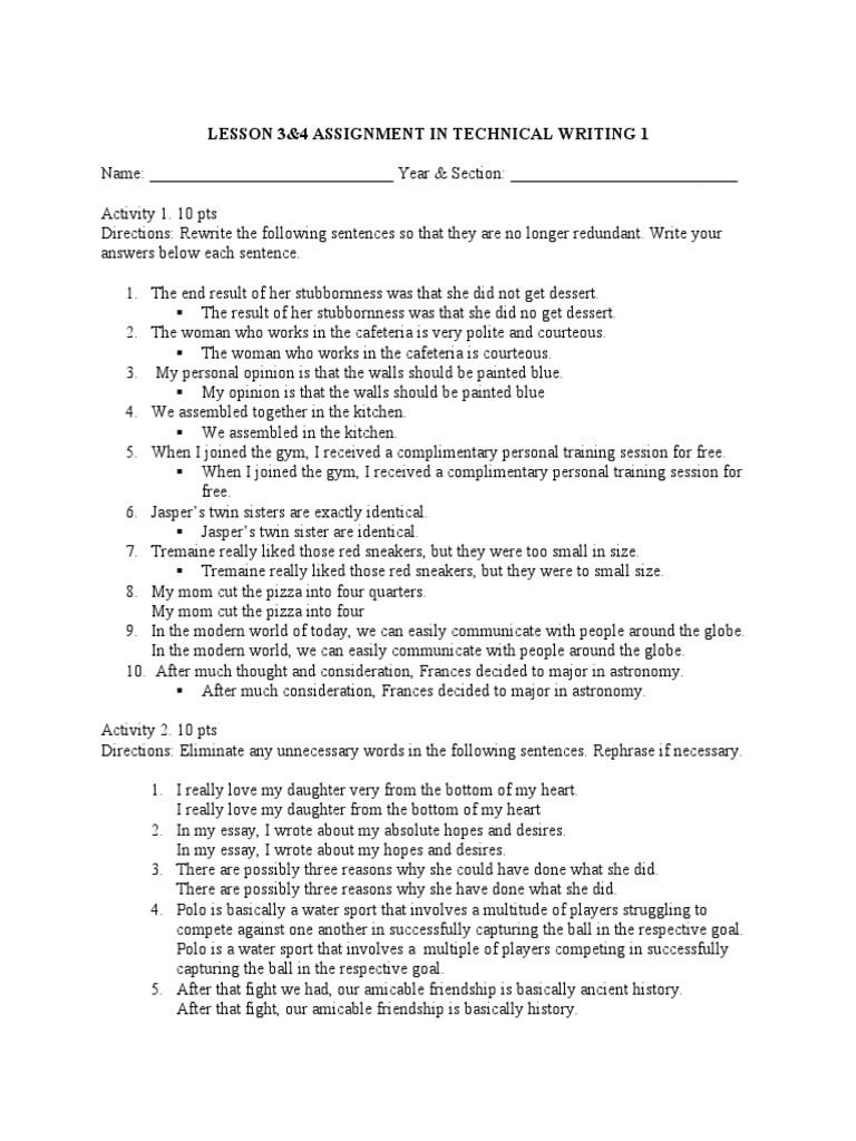 Module 2 Lesson 3-4-Assignment | PDF | Narrative