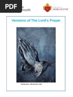 The LORDs Sacred Prayer in Aramaic To English/Hebrew Transliteration ...