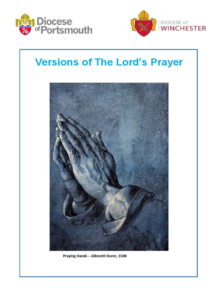 Versions of The Lords Prayer | PDF | Lord's Prayer | Religious Belief ...