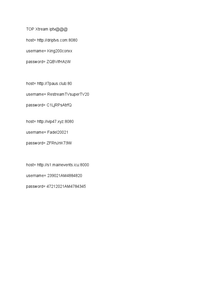 TOP Xtream Iptv@@@ | PDF