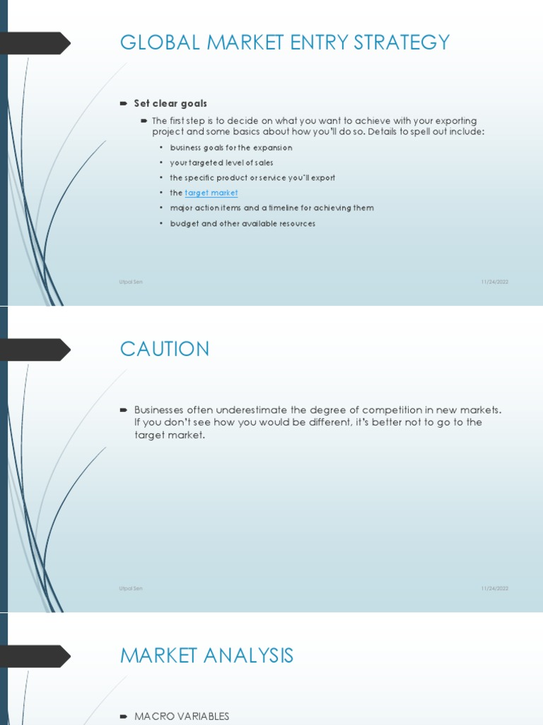 Global Entry Strategies | PDF | License | Franchising