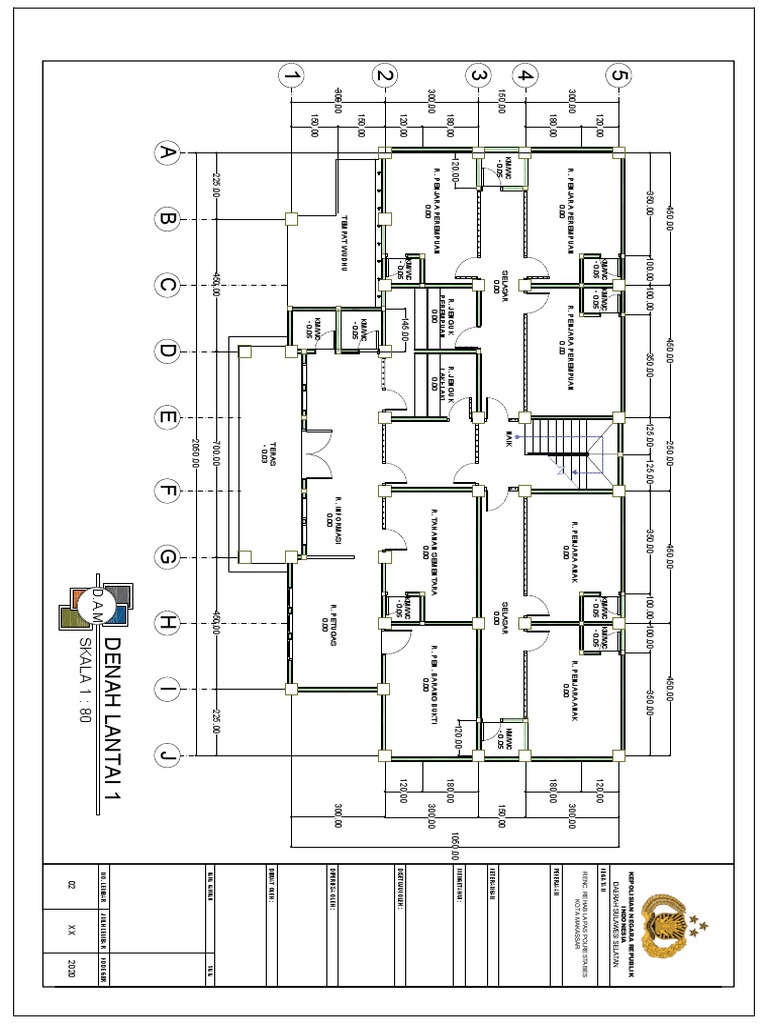 Denah Lantai 1 | PDF