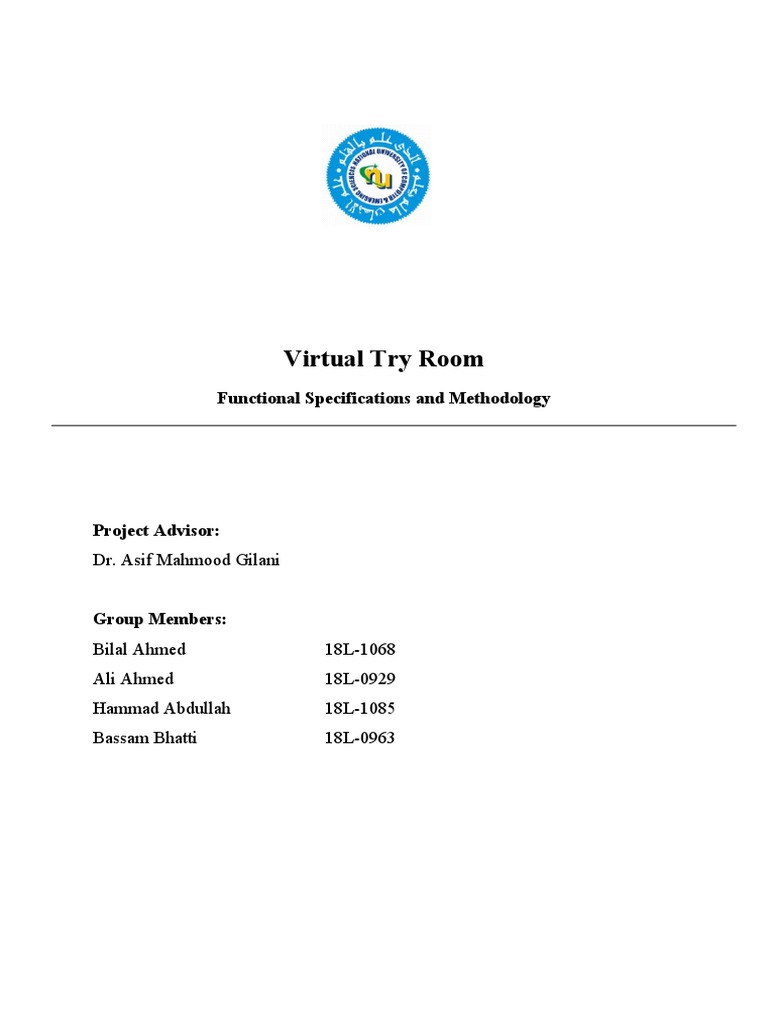 Virtual Try Room - FS | PDF | 3 D Computer Graphics | Databases