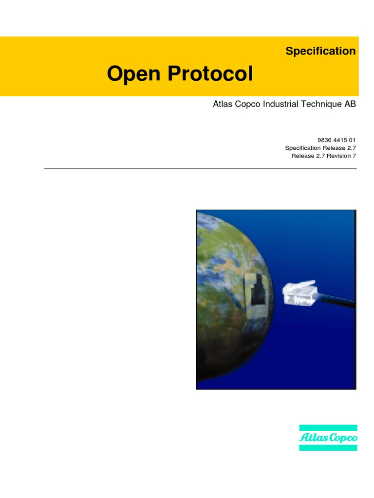 OpenProtocol Specification2.7 | PDF | Input/Output | Computer Architecture