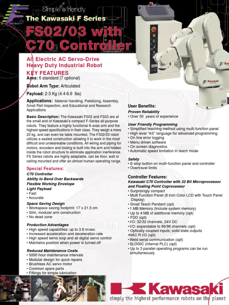 All-Electric AC Servo-Drive Heavy Duty Industrial Robot: Key Features and Specifications of the ...