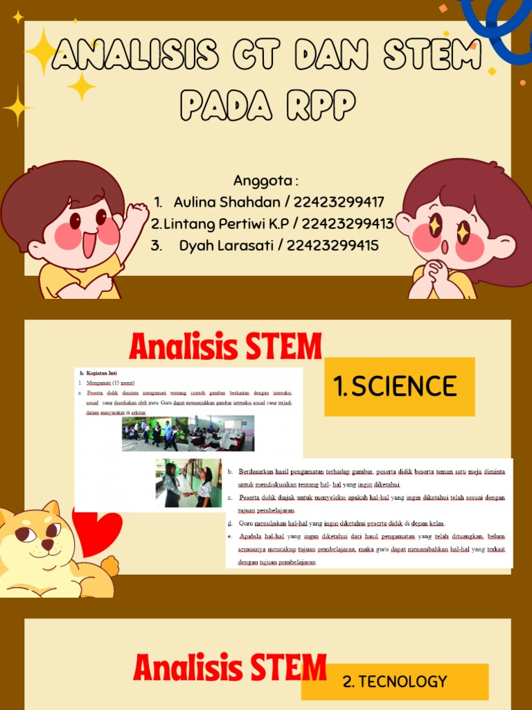 Analisis STEM dan CT pada RPP | PDF | Sains & Matematika