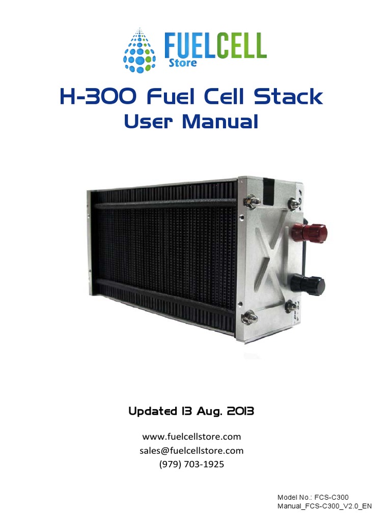 Horizon Pem Fuel Cell H 300 Manual | PDF