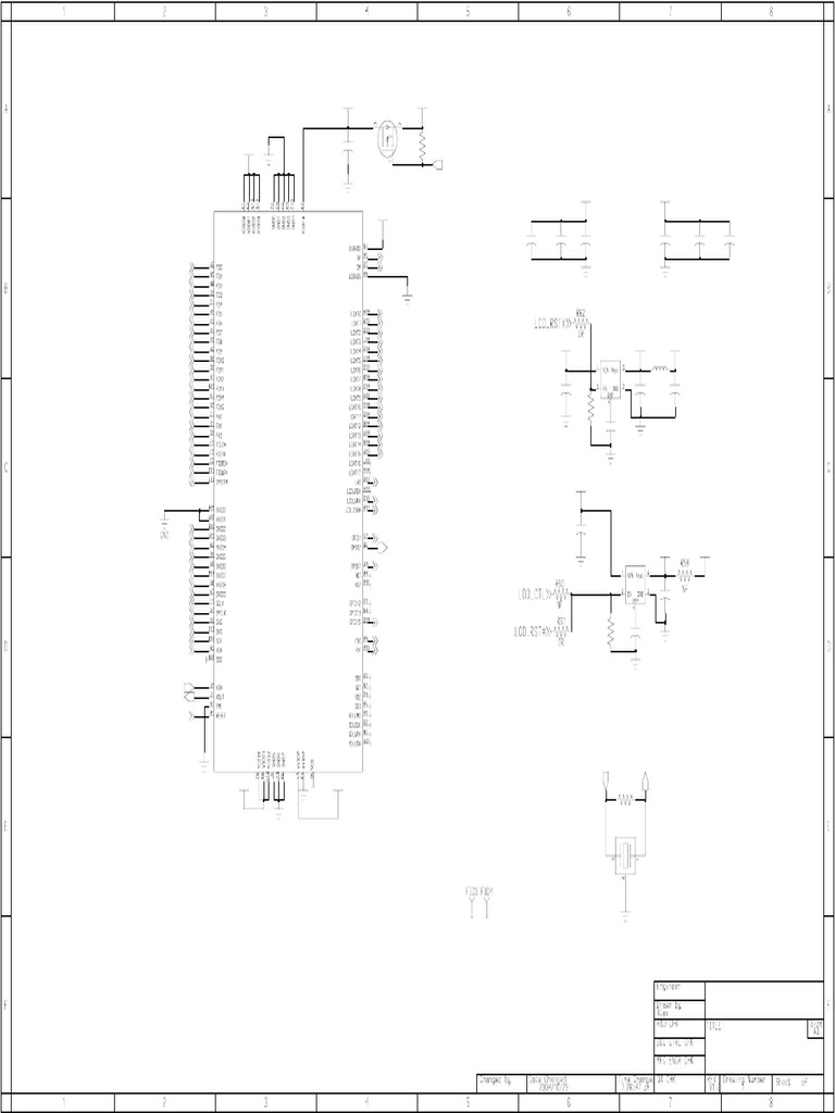 Schematic diagram of a camera LCD module showing power supply ...