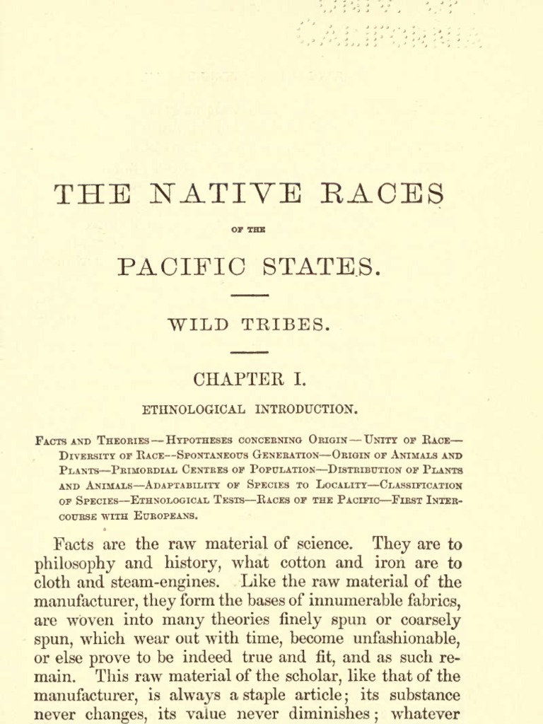 The Native: Races | PDF | Race (Human Categorization) | Human