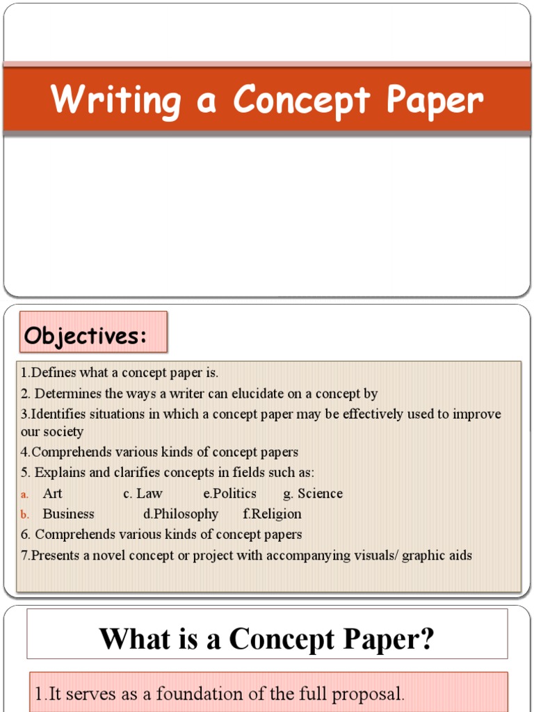 Writing A Concept Paper | PDF | Argument | Justice