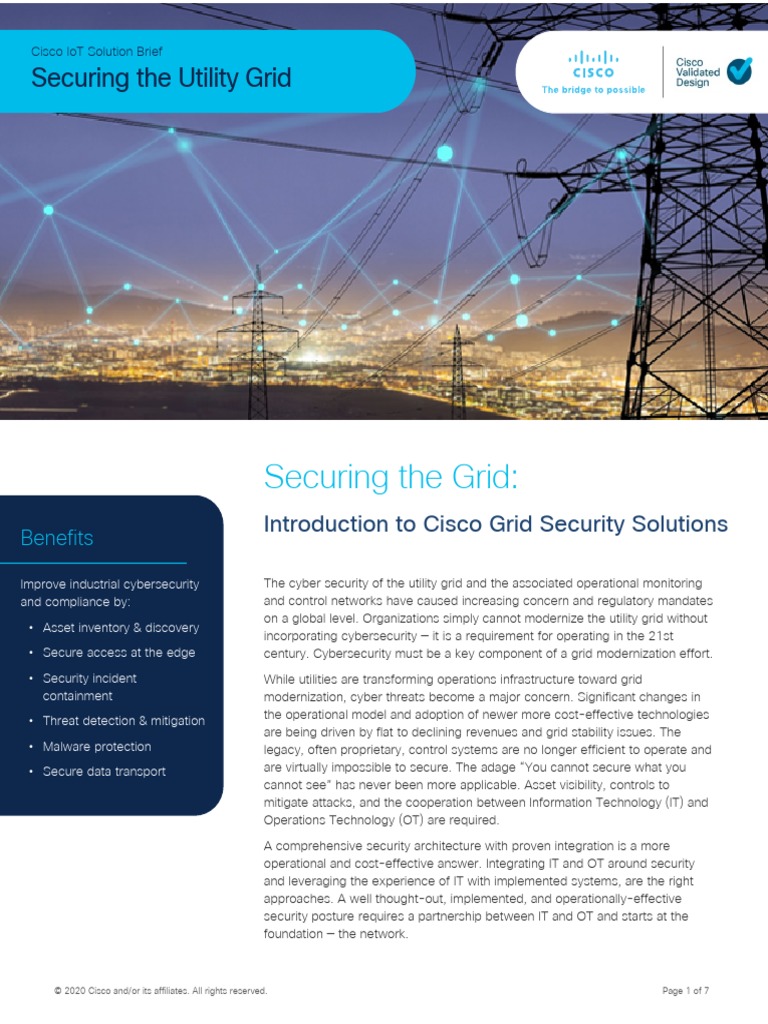 Grid Security Solution Brief | PDF | Security | Computer Security