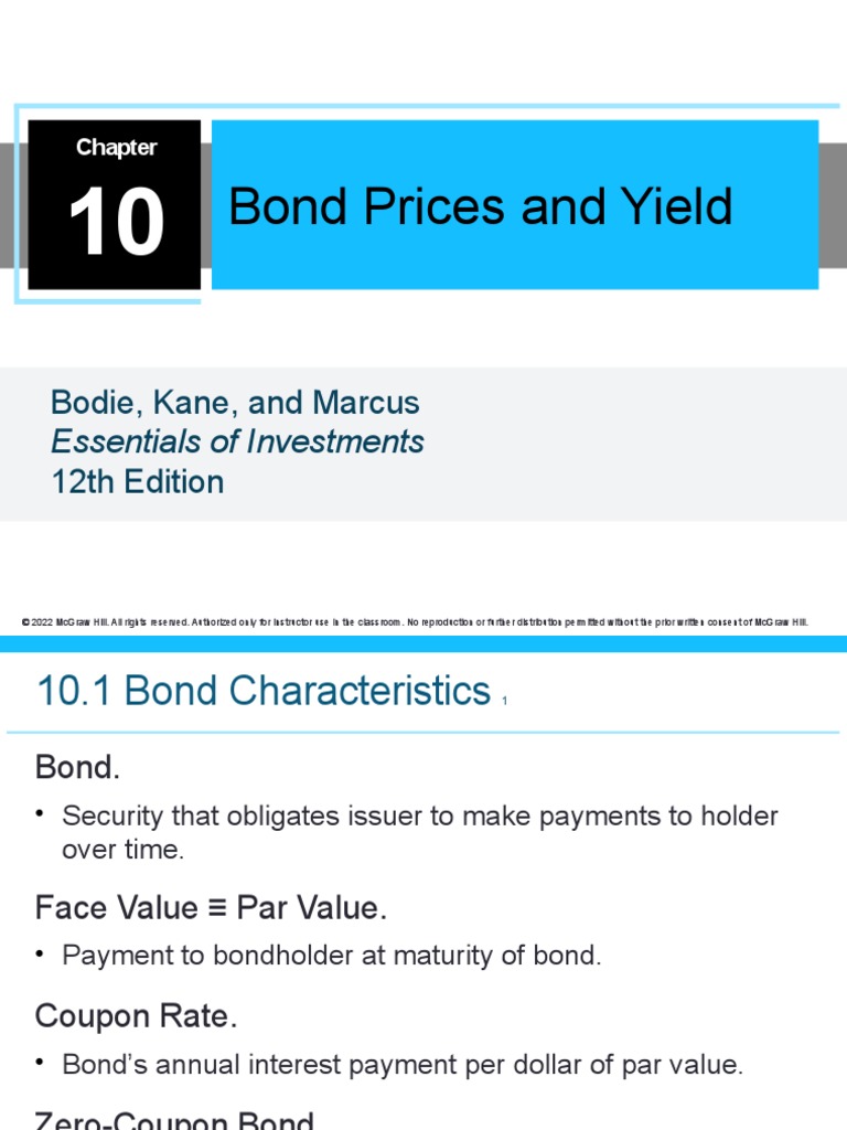Bodie Essentials of Investments 12e Chapter 10 PPT Accessible | PDF ...