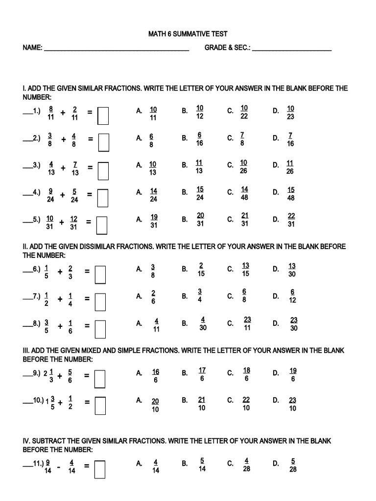 add-subtract-fractions-pdf-mathematics-arithmetic