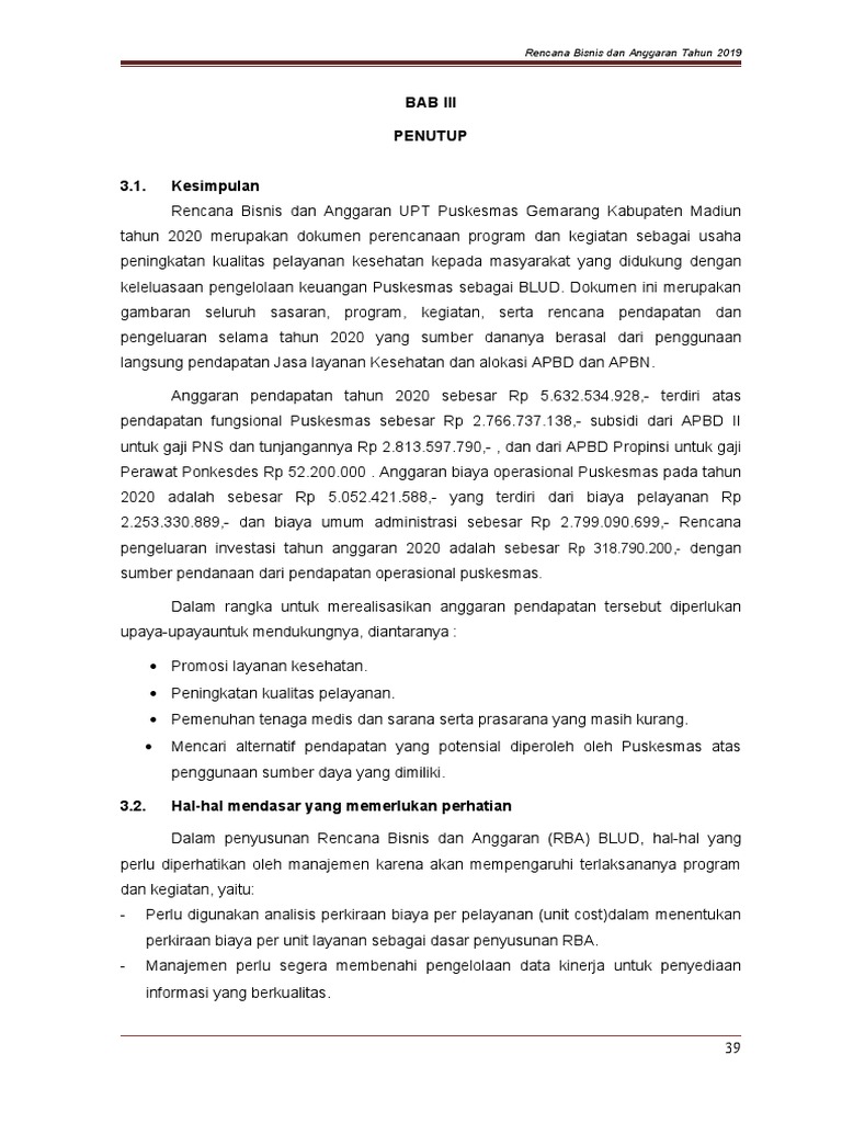 RBA-Bab 3 | PDF | Pengelolaan Keuangan & Uang