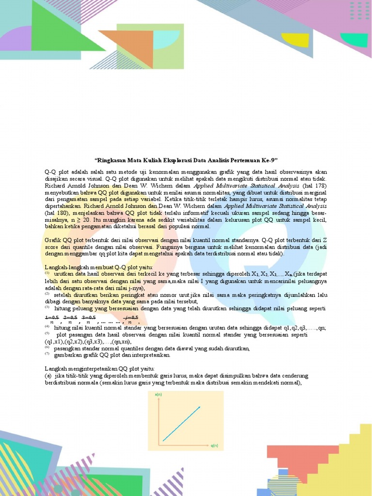 Pertemuan 9 - QQ Plot | PDF