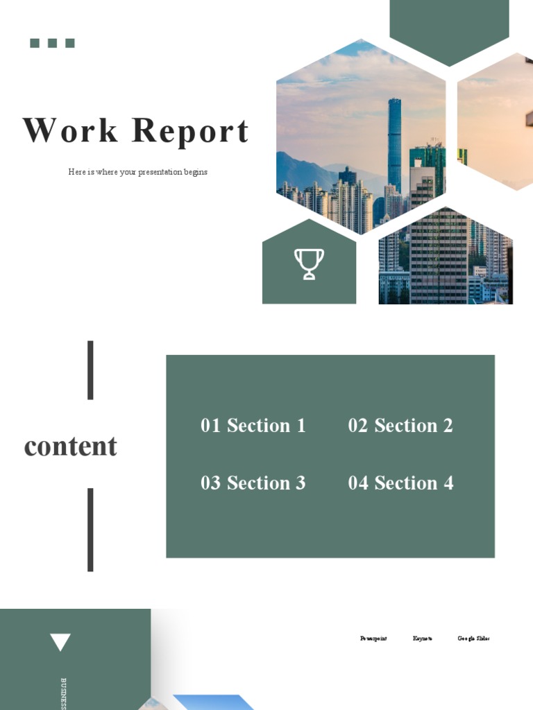 Work Report: Here Is Where Your Presentation Begins | PDF | Microsoft ... Work Report: Here Is Where Your Presentation Begins | PDF | Microsoft ...
