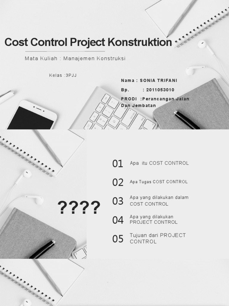 Cost Control Project Kontruktion | PDF