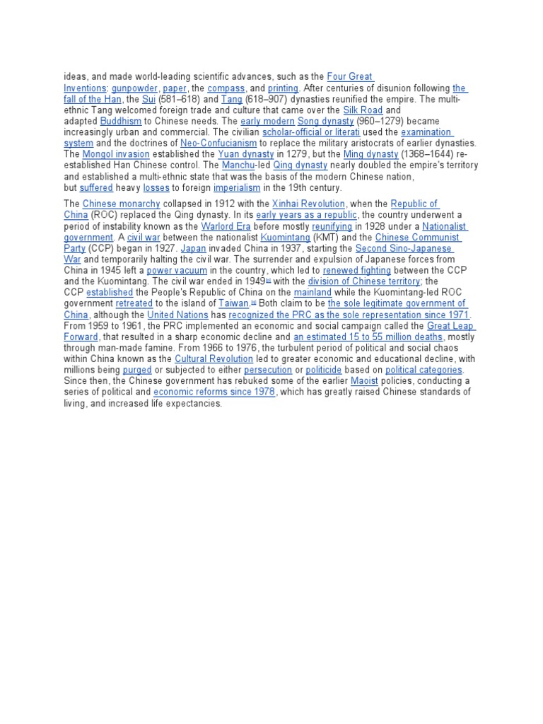 New Microsoft Word Document | PDF | China | World Politics