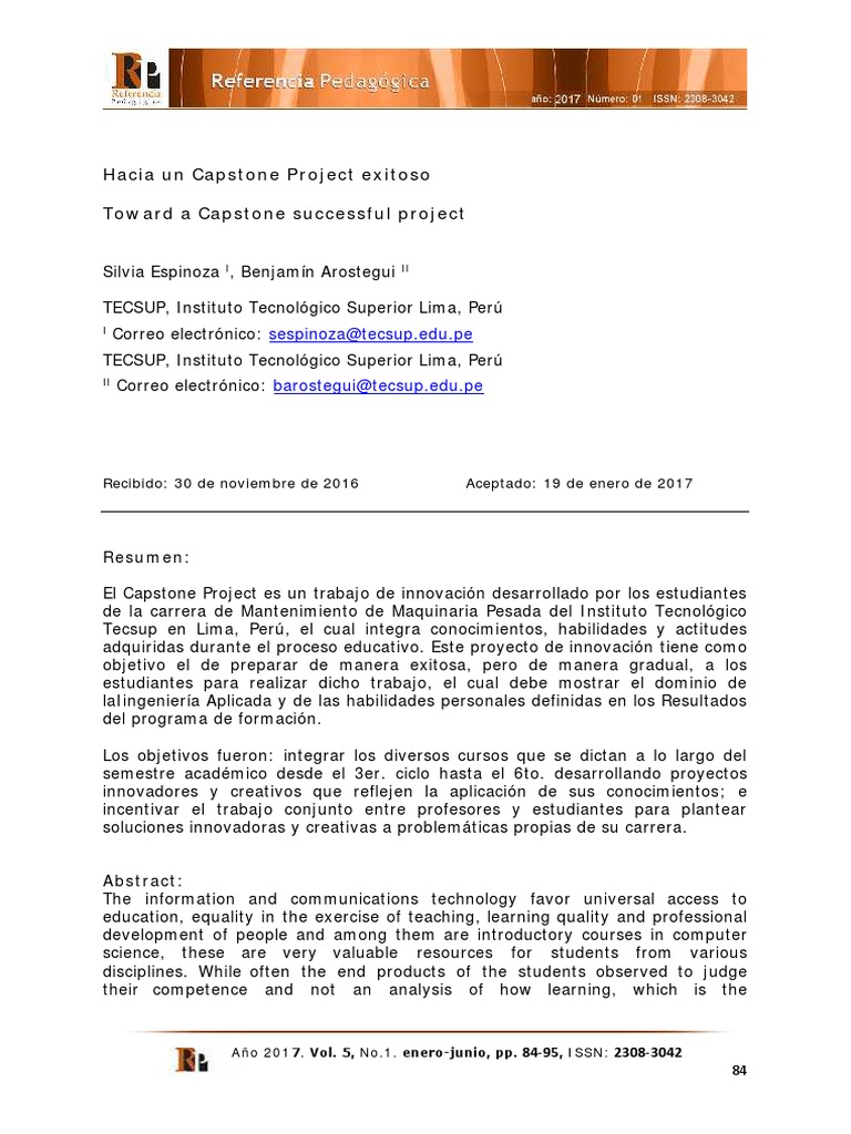 Hacia Un Capstone Project Exitoso | PDF | Evaluación | Aprendizaje