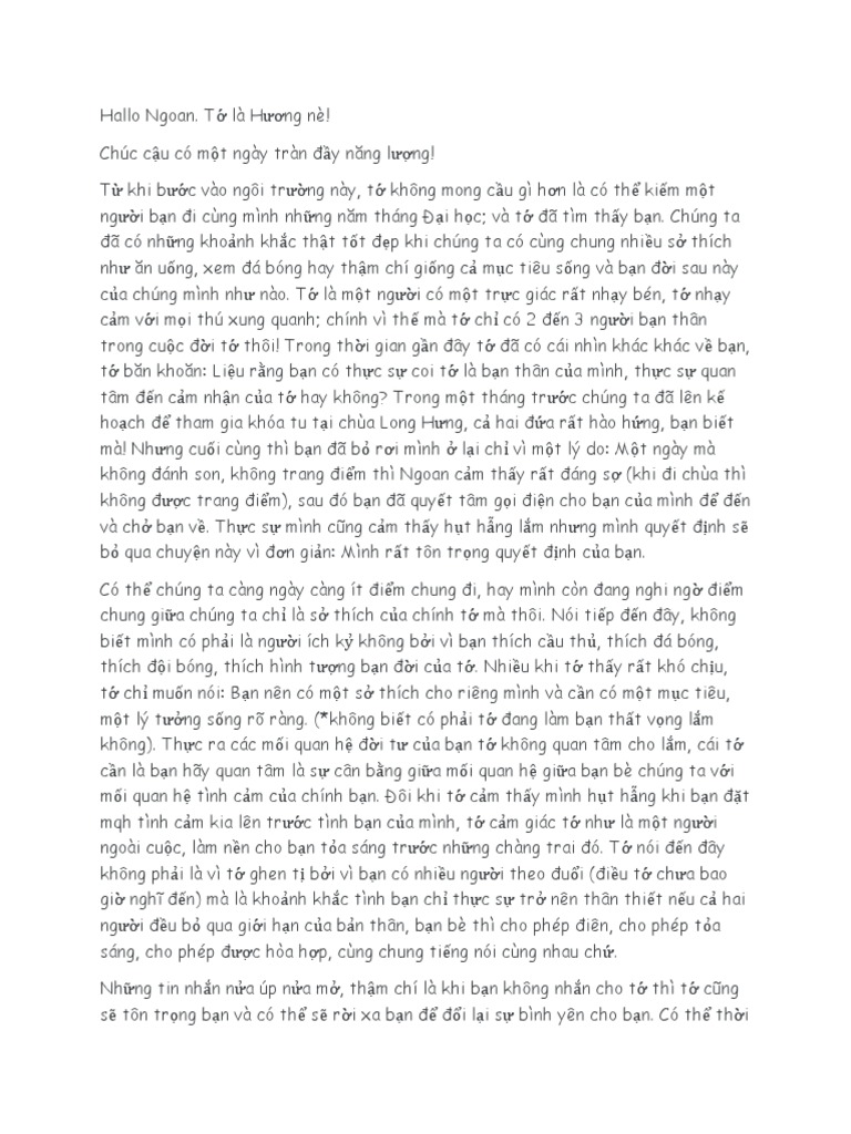 My Letter | PDF