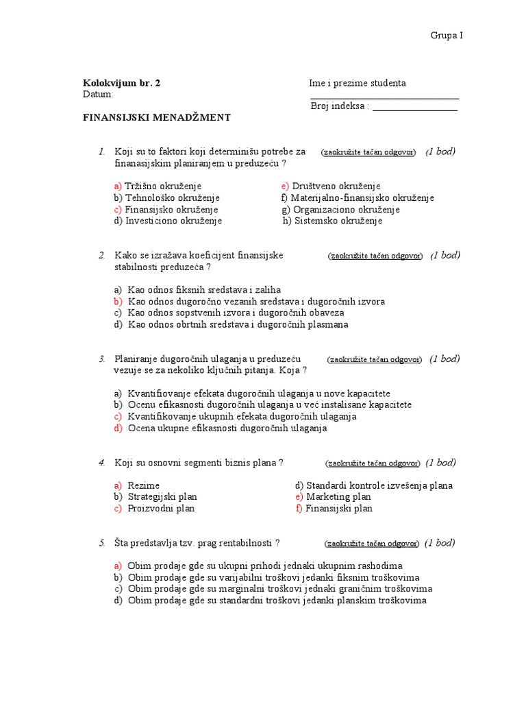 Fin Menadzment-K2 | PDF