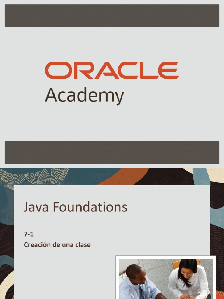 JFo - 7 - 1 - Creación de Una Clase | PDF | Java (lenguaje de programación) | Programación ...