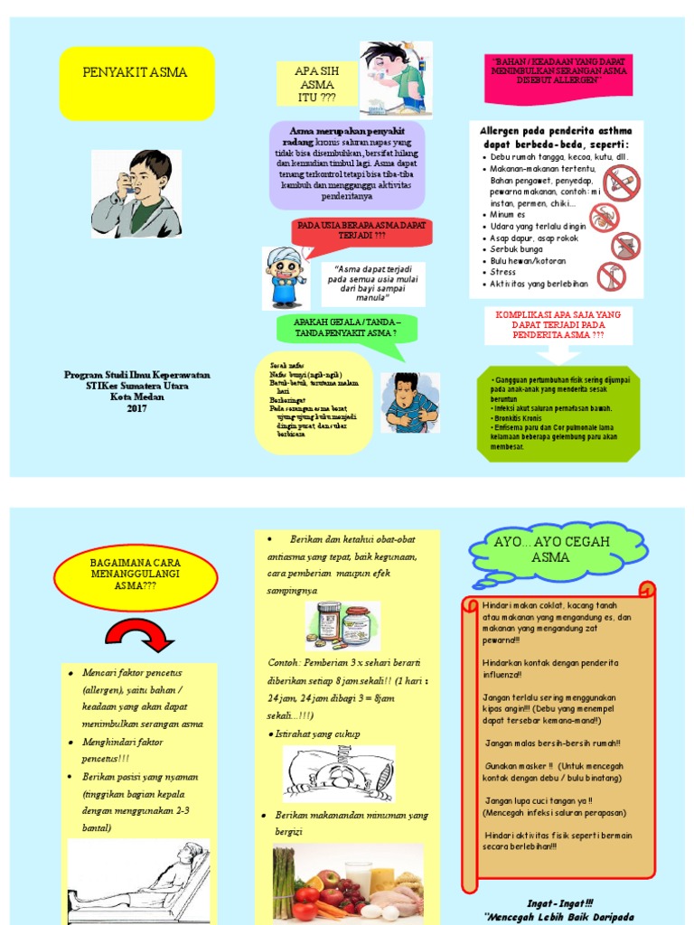 Leaflet Asma Bronchial | PDF