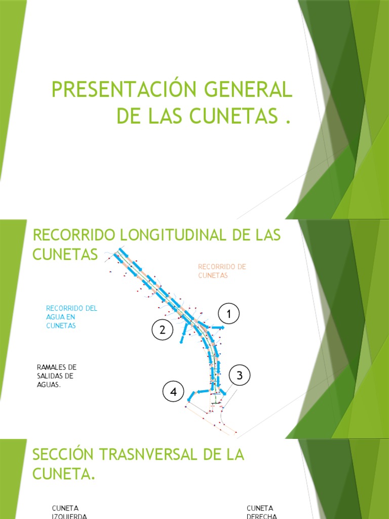 Detalles de Cunetas | PDF