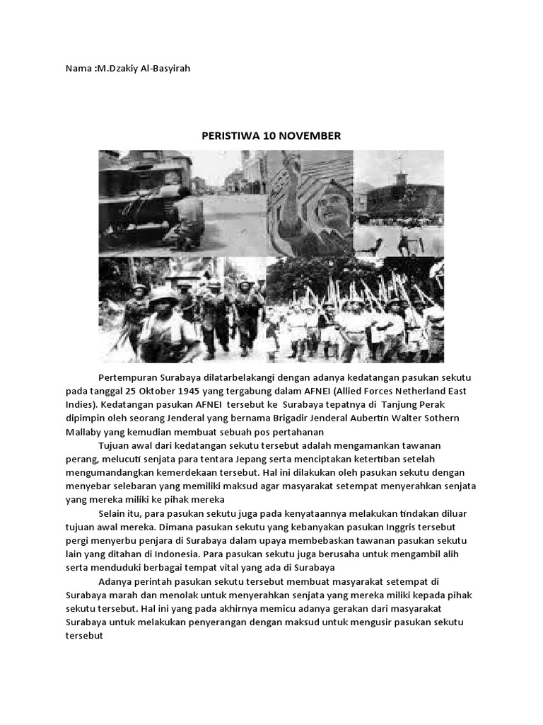 Peristiwa 10 November | PDF