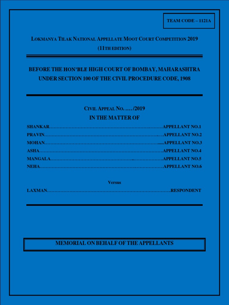 Memo - Appellant | PDF | Lawsuit | Forgery