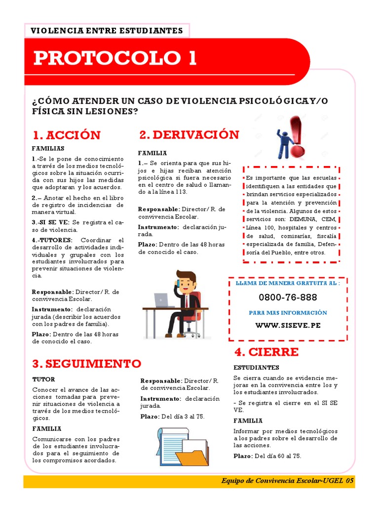 Cartilla Protocolo Atención Violencia Escolar | PDF | Violencia | Injusticia