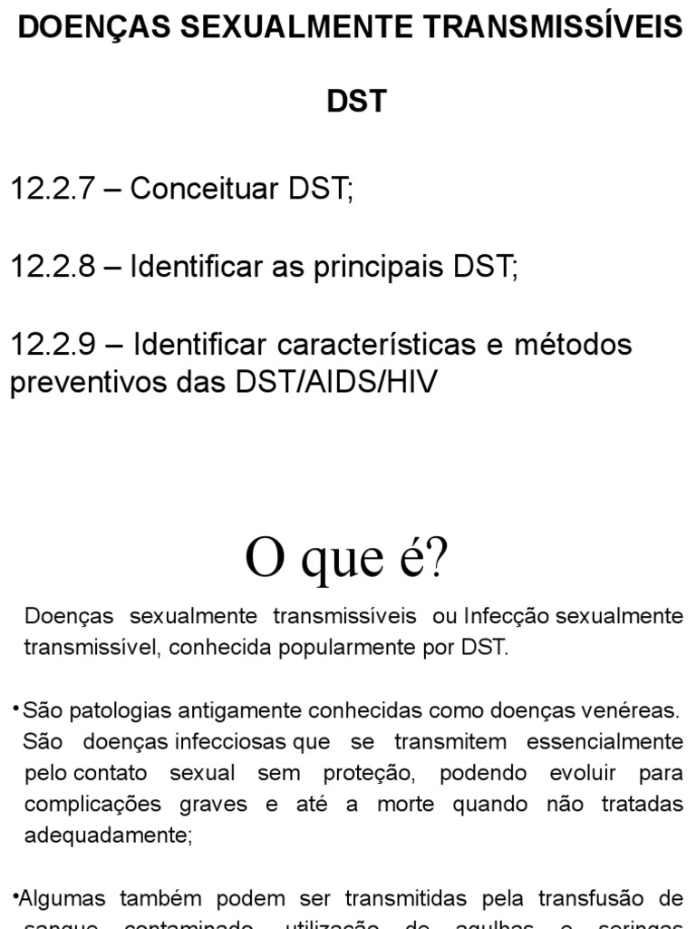 13 DST | PDF | Infecção sexualmente transmissível | HIV/AIDS