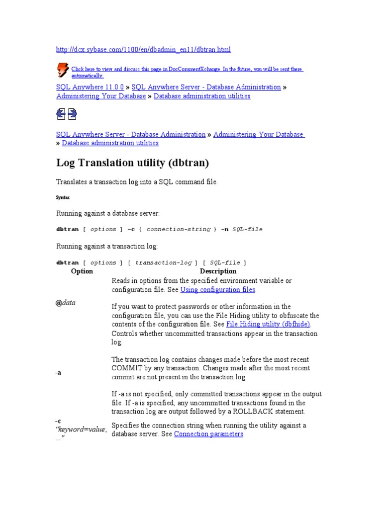 Dbtran Pdf Database Transaction Databases