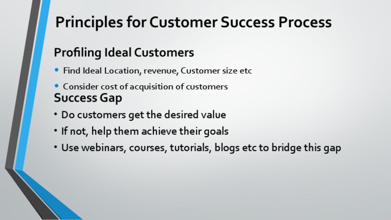 Principles For Customer Success Process: Profiling Ideal Customers ...