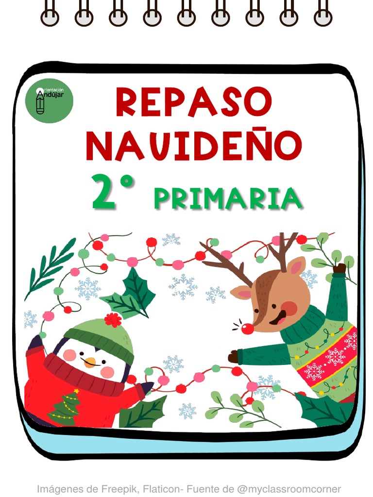 Cuaderno de Navidad Orientación Andújar SEGUNDO PRIMARIA | PDF