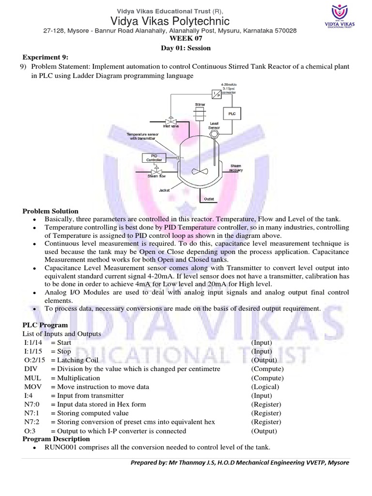 Automation and Robotics Week 07 Theory Notes 20ME51I | PDF ...